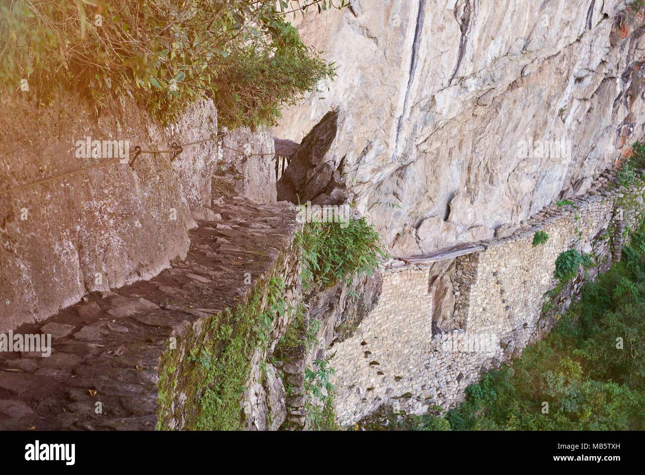 Inca bridge road hi-res stock photography and images - Alamy