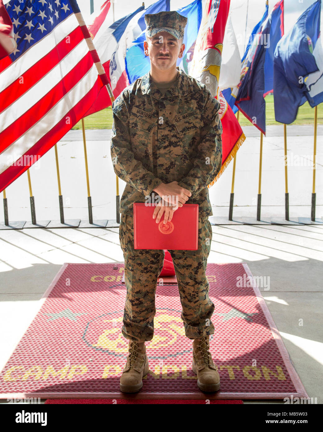 U.S. Marine Corps Lance Cpl. Kyle Montoya, with Marine Corps Tactical ...