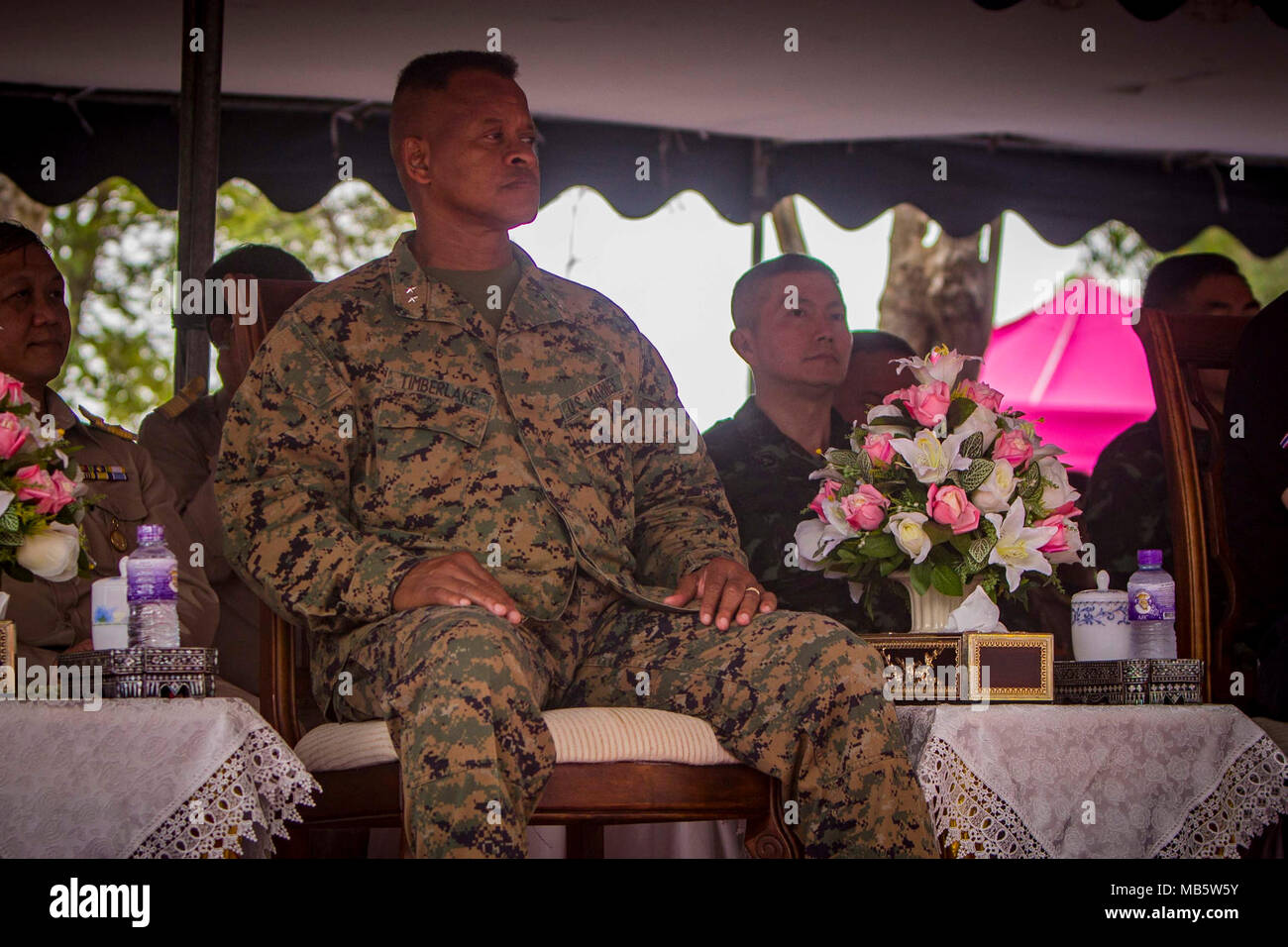 U.S. Marine Corps Maj. Gen. Craig Timberlake, commanding general of 3rd ...