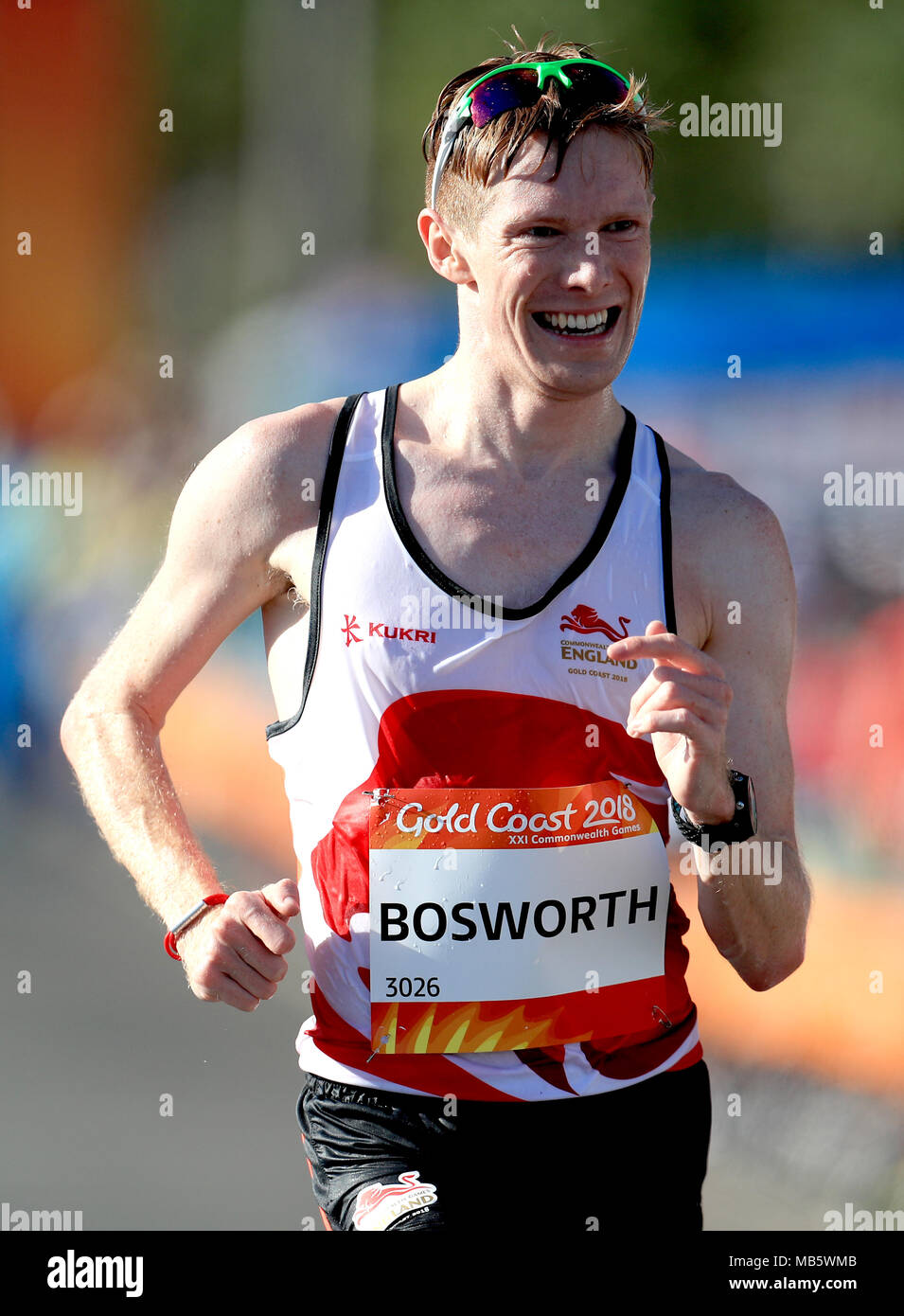England's Tom Bosworth competes in the Men's 20km Race Walk Final at ...