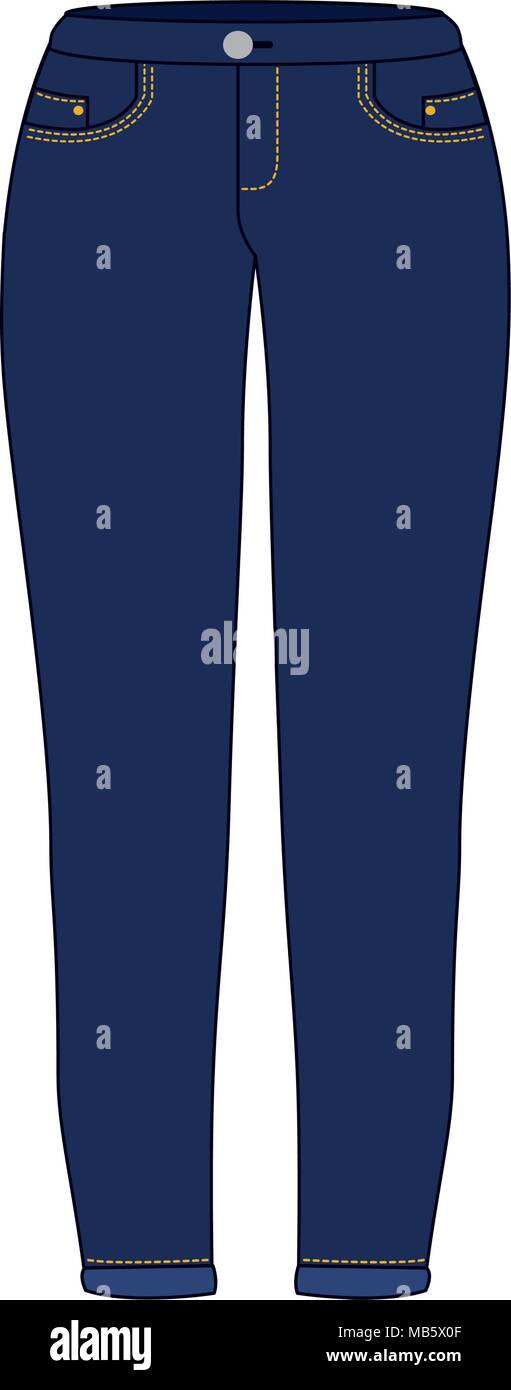 Female pants Stock Vector Images - Alamy