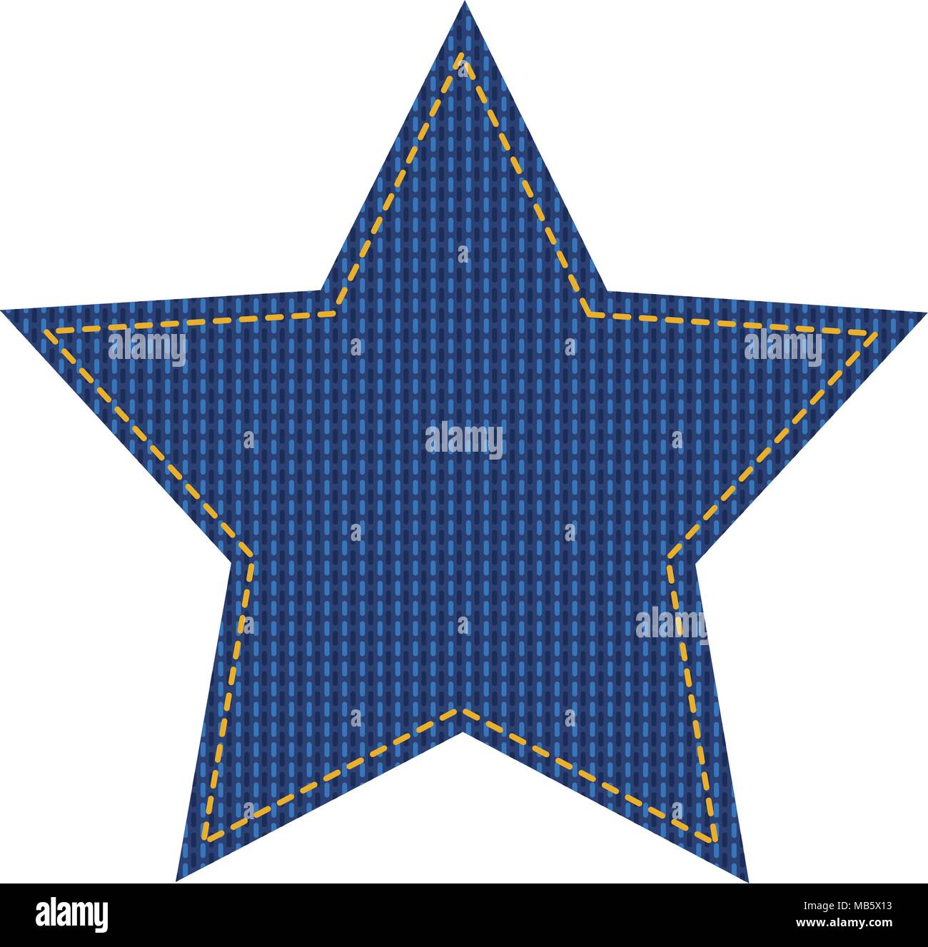 jean patch with star shape Stock Vector Image & Art - Alamy
