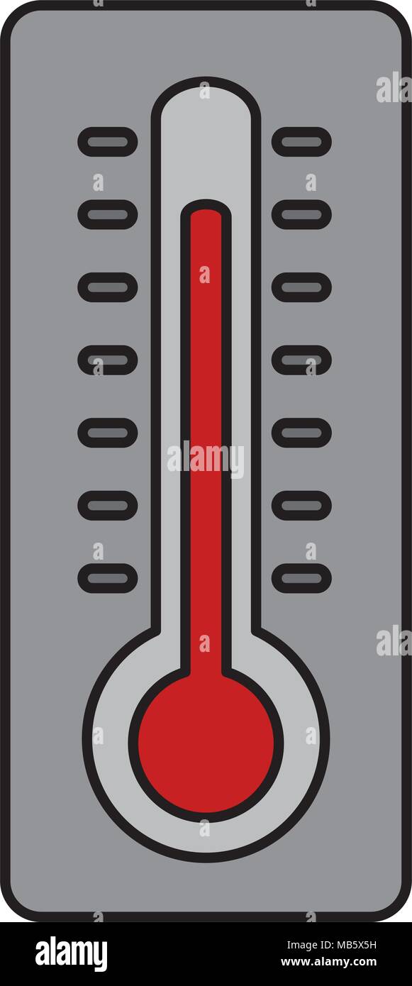 thermometer measure scale temperature image Stock Vector Image & Art ...