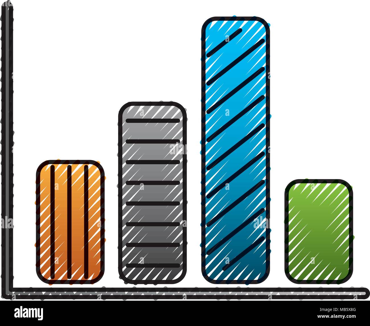 statistics bar graph chart information image Stock Vector Image & Art ...