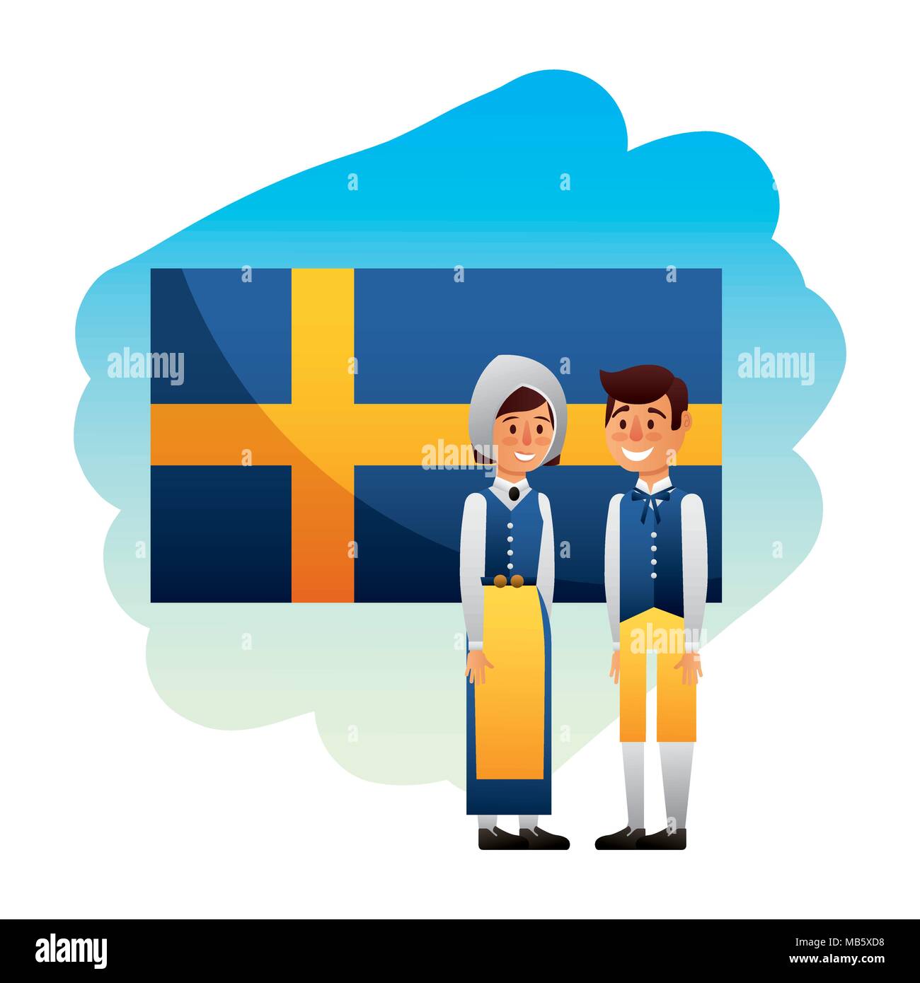 Swedish countryside Cut Out Stock Images & Pictures - Alamy