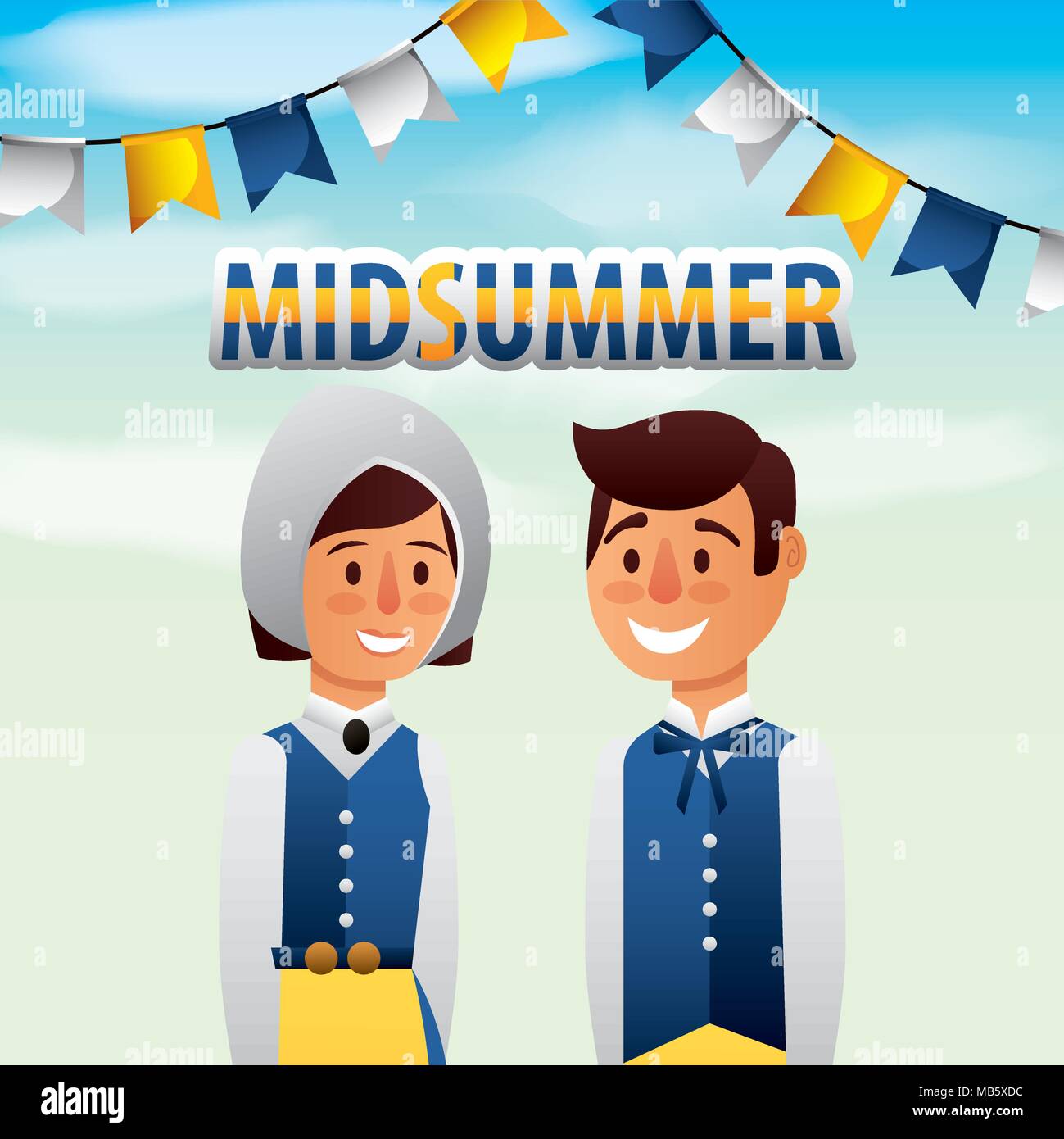 Midsummer Sweden Celebration High Resolution Stock Photography and ...