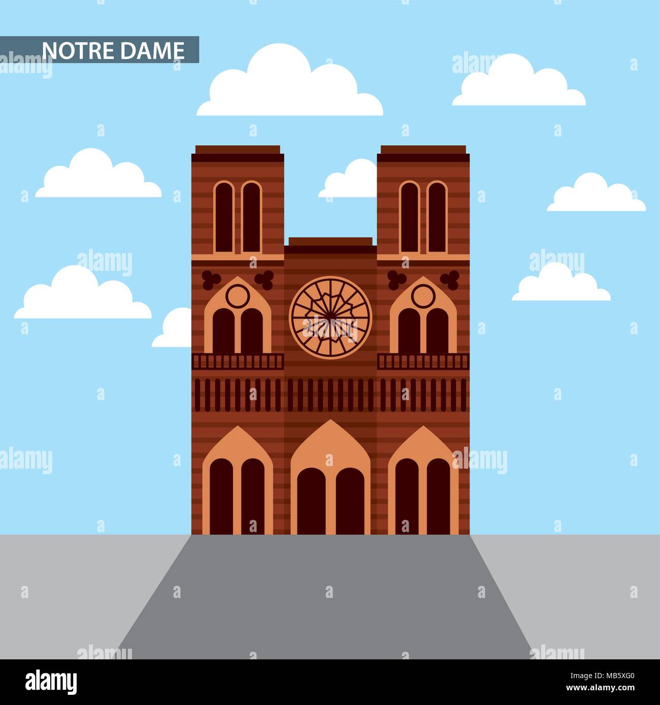 famous monuments france Stock Vector Image & Art - Alamy