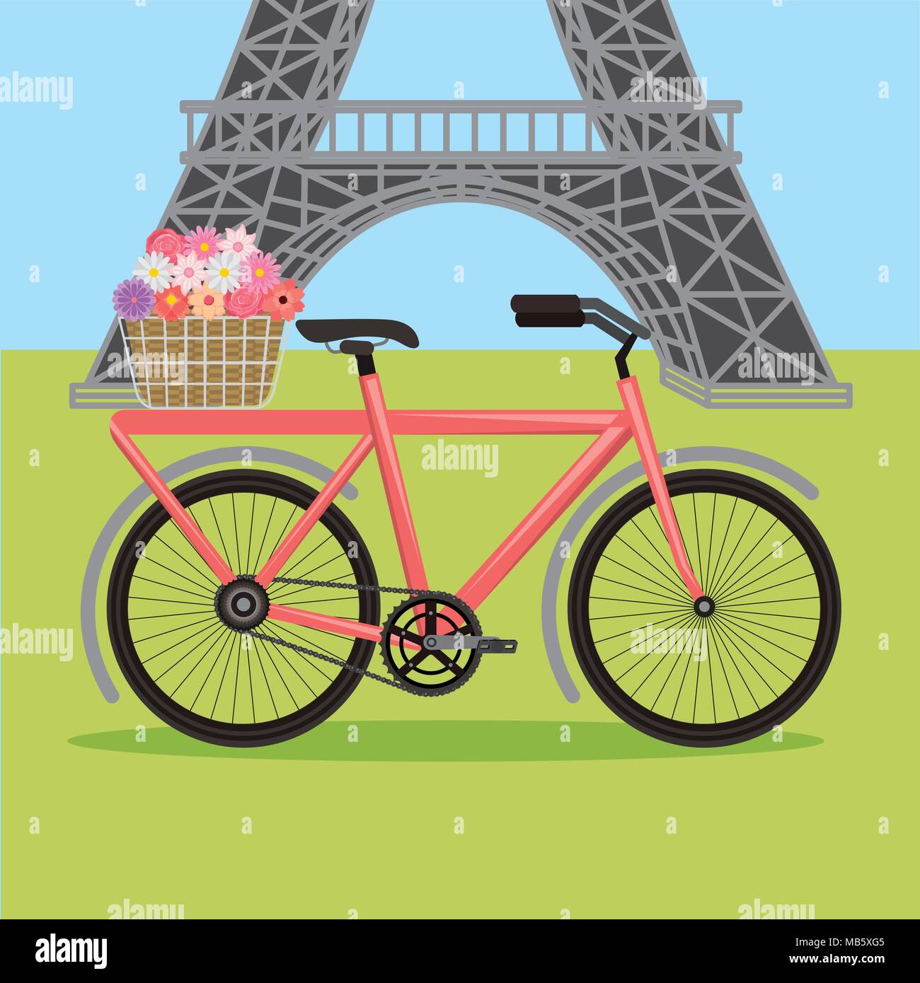 famous monuments france Stock Vector Image & Art - Alamy
