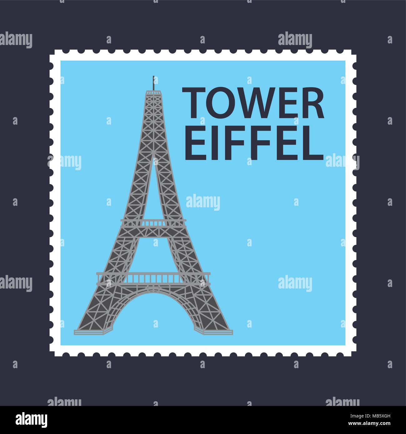 famous monuments france Stock Vector Image & Art - Alamy