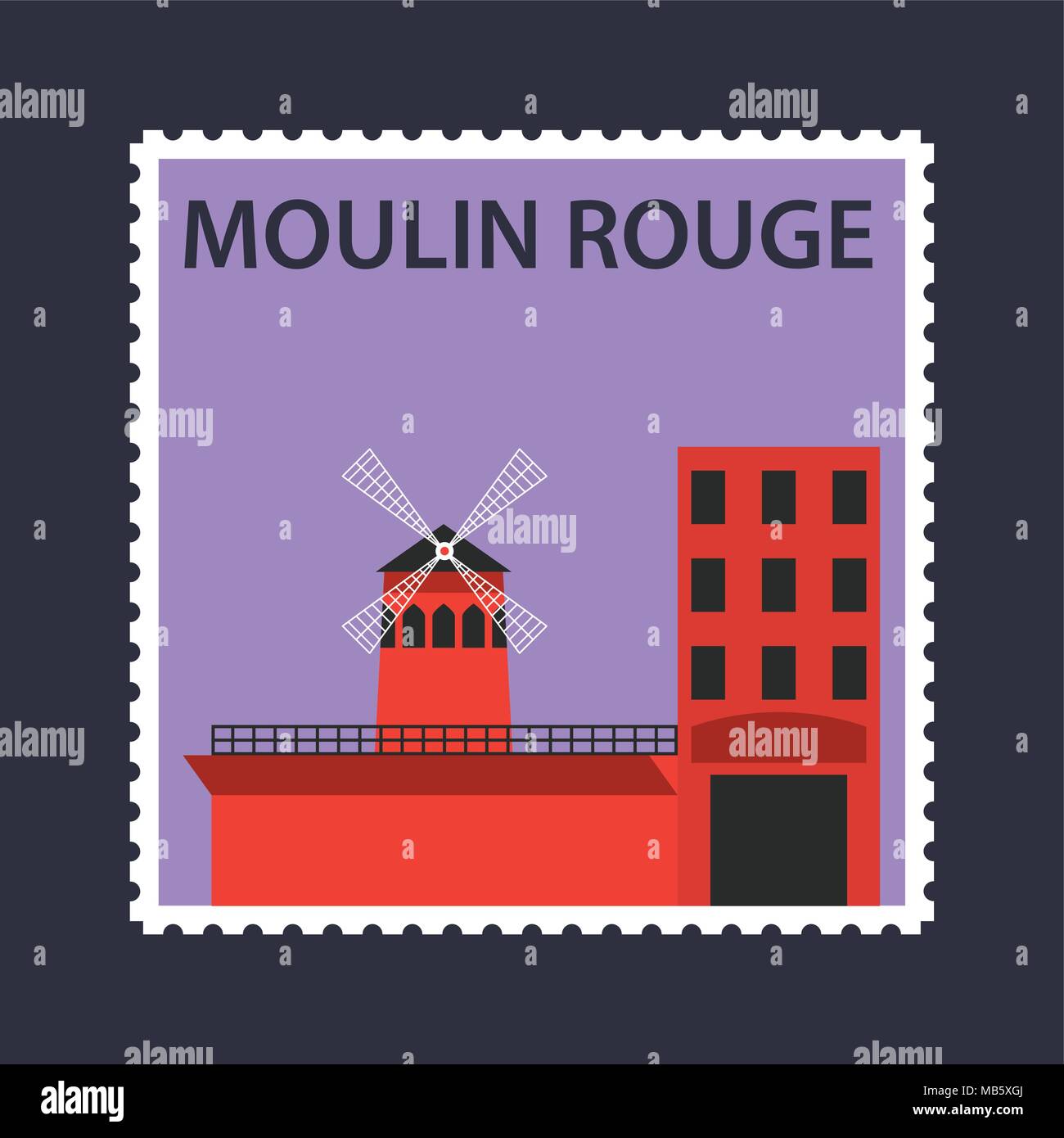 famous monuments france Stock Vector Image & Art - Alamy