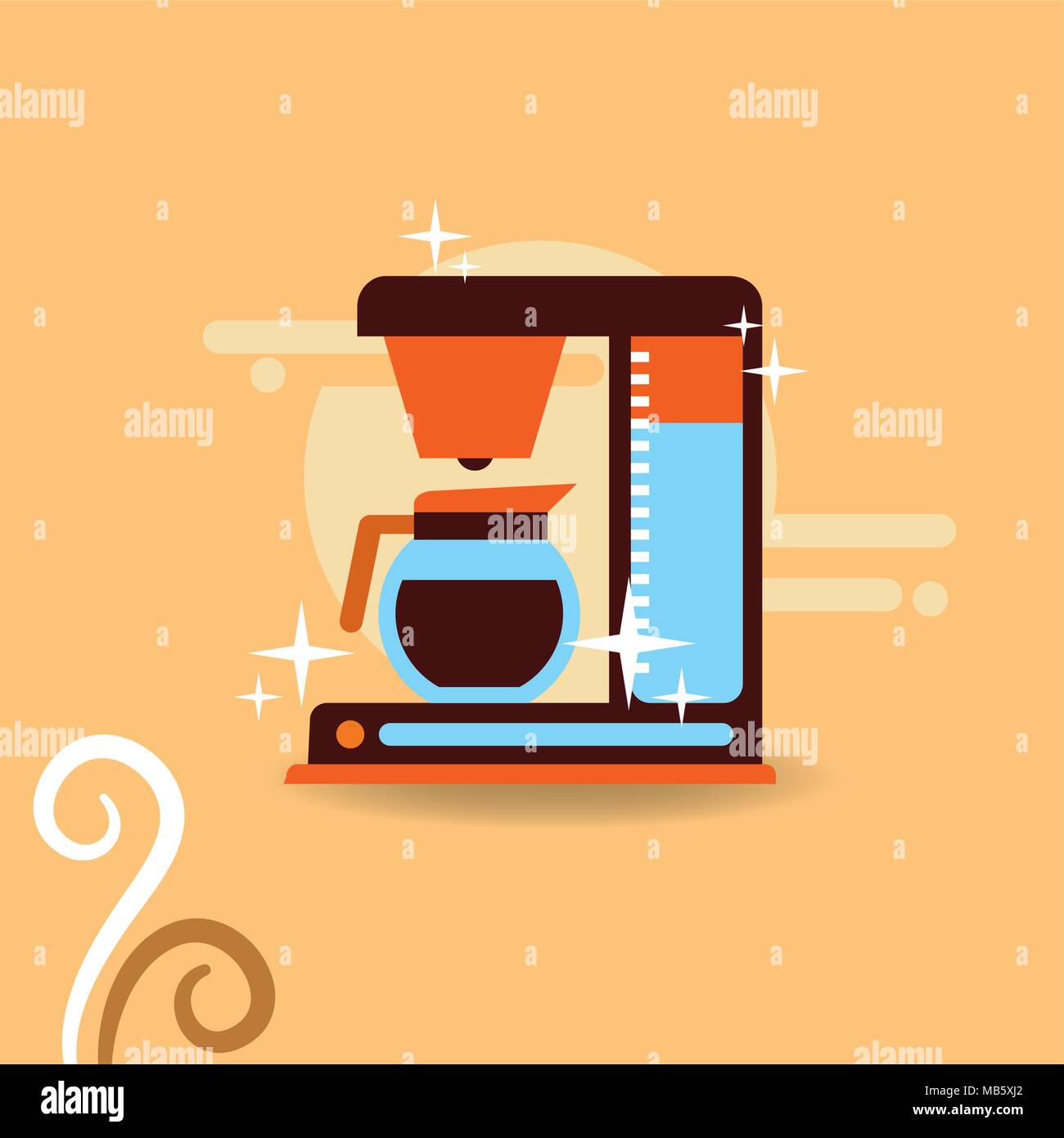 Coffee home brew Stock Vector Images - Alamy