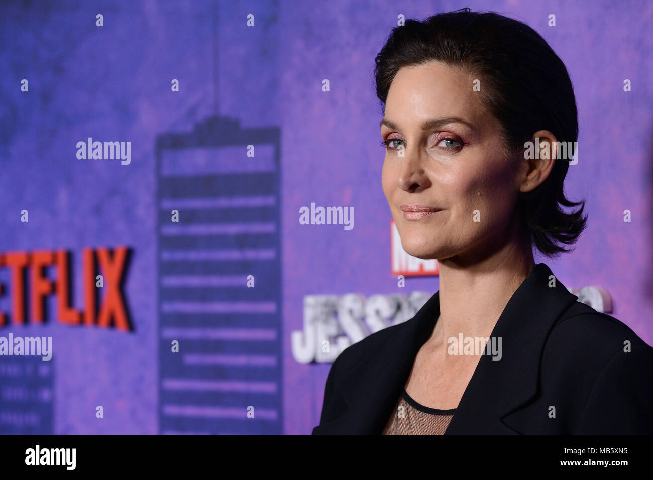Jessica Jones Carrie Anne Moss Stock Photos & Jessica Jones Carrie Anne ...