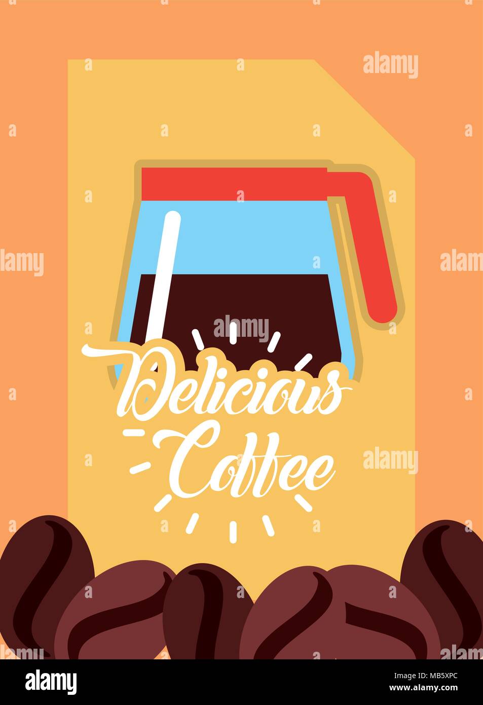 coffee time card Stock Vector Image & Art - Alamy