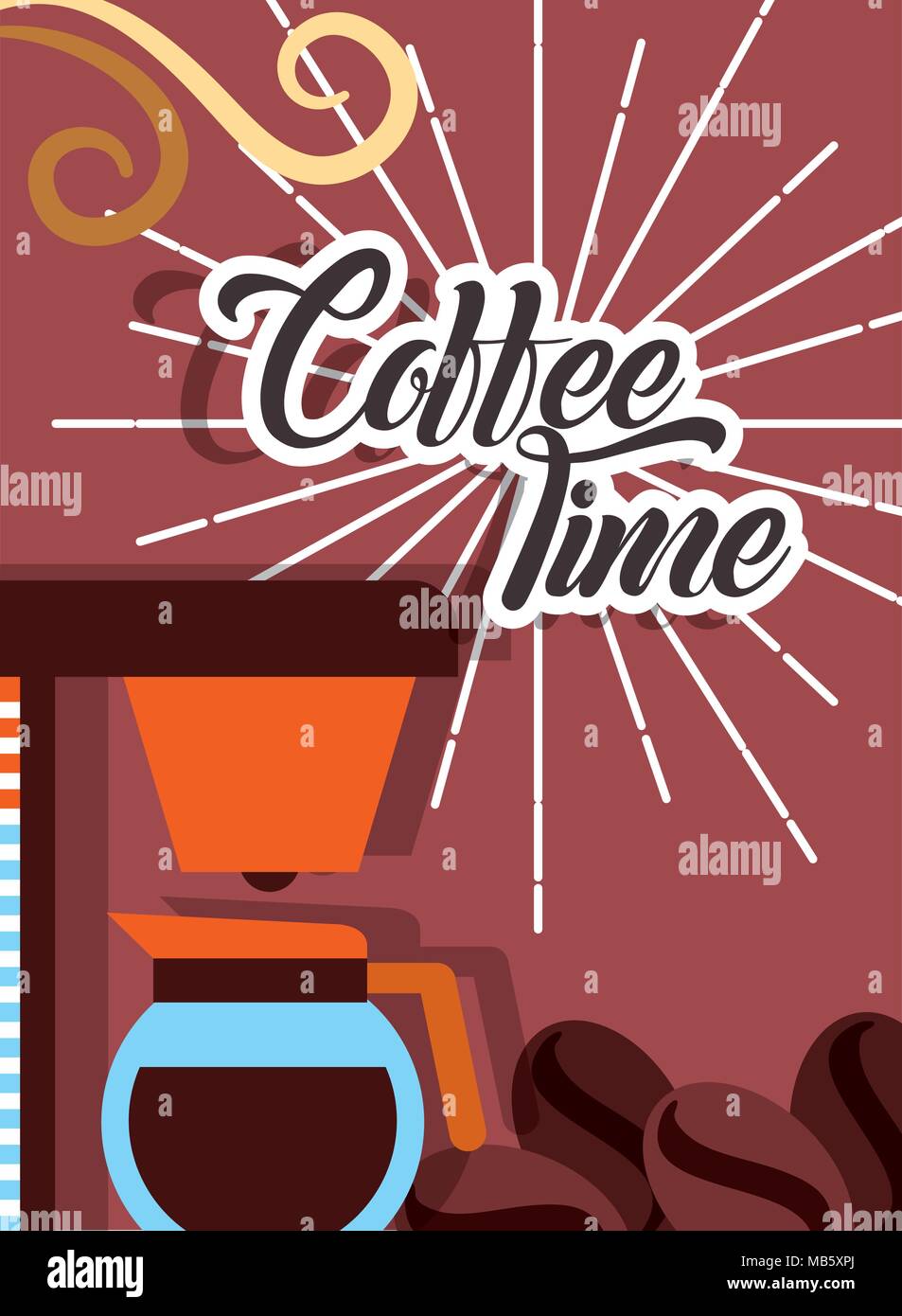 Coffee temper Stock Vector Images - Alamy