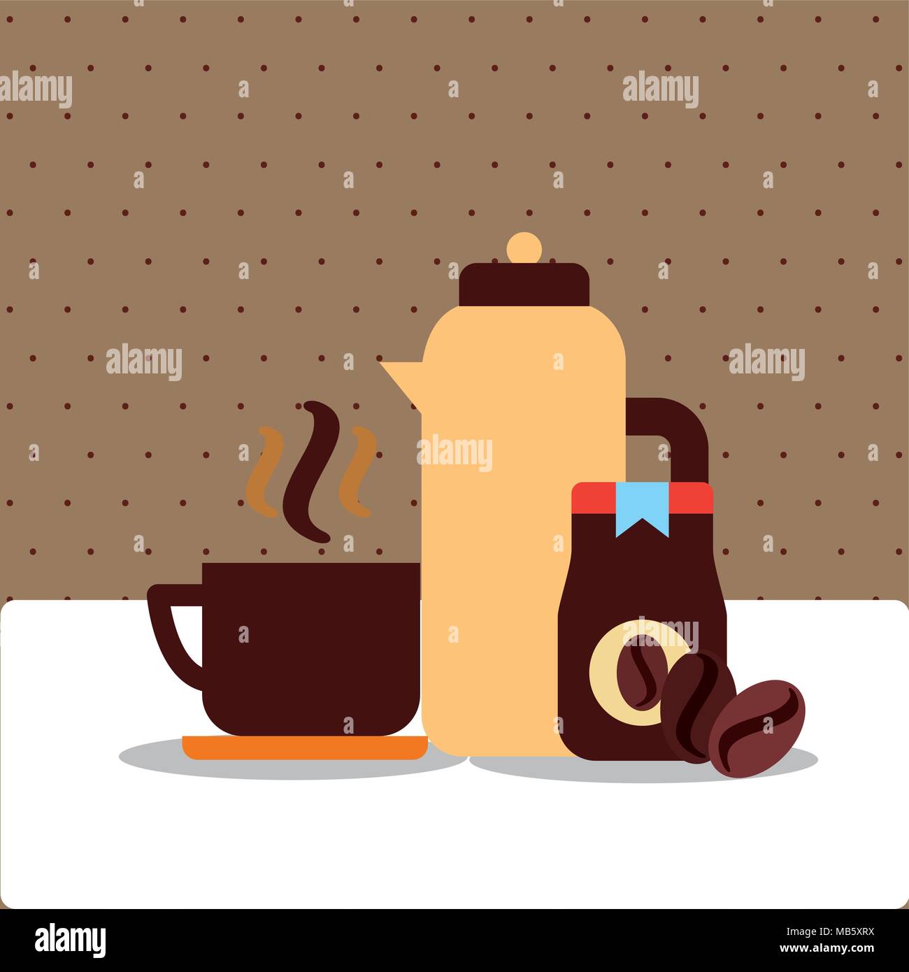 coffee time card Stock Vector Image & Art - Alamy