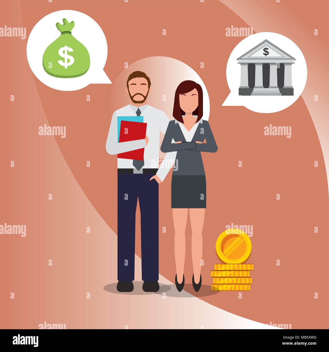 Work people talking positive Stock Vector Images - Alamy