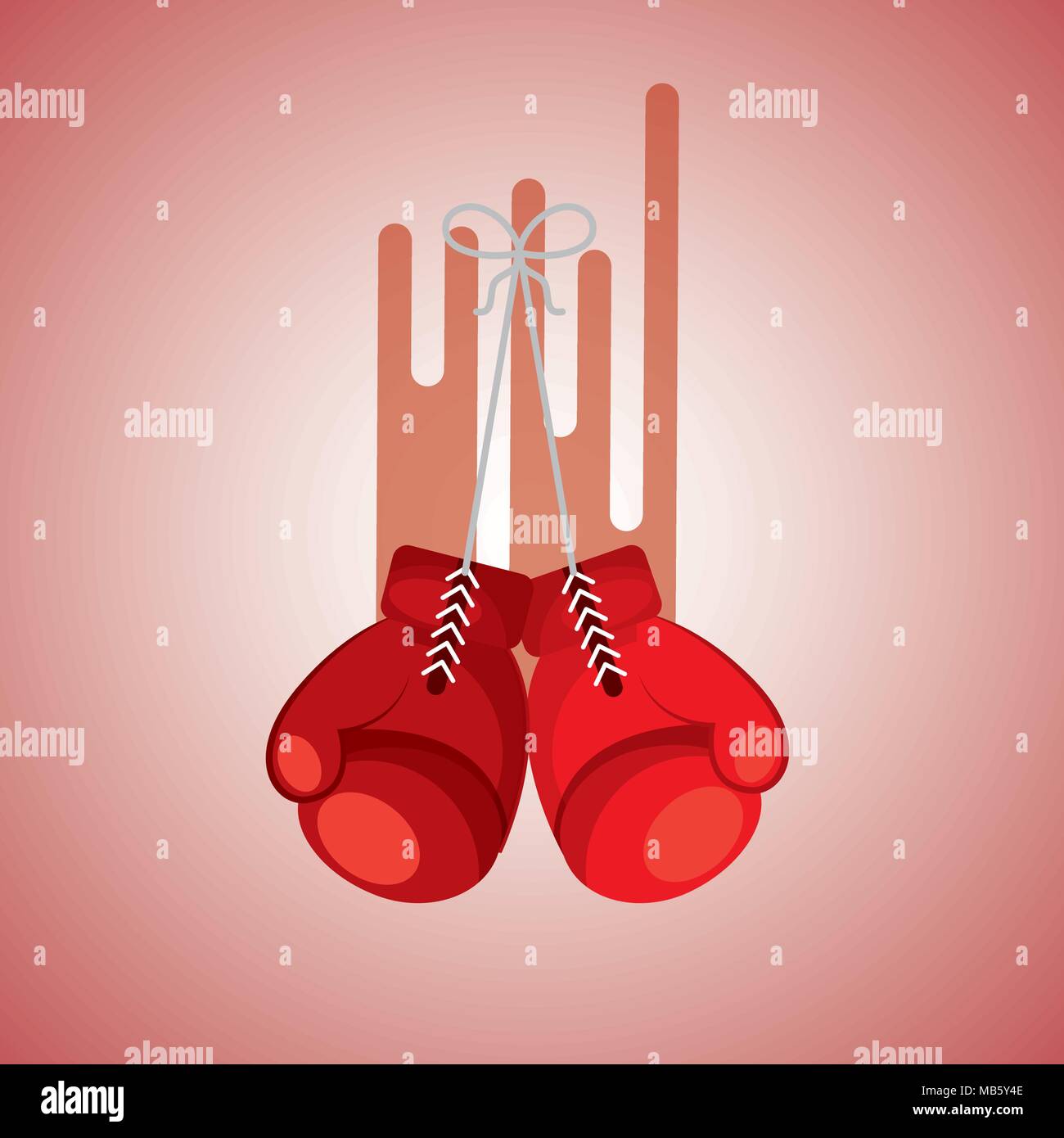 gloves boxing sport blurred color background Stock Vector Image & Art ...