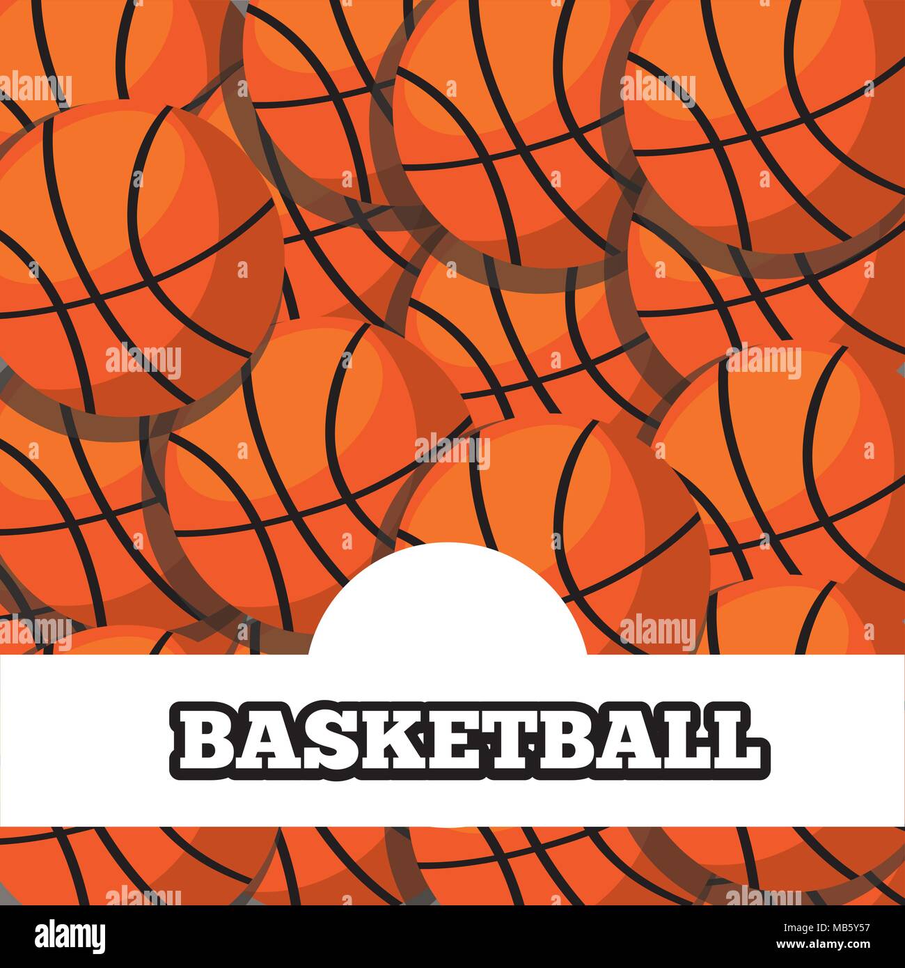 basketball balls sport background design Stock Vector Image & Art - Alamy