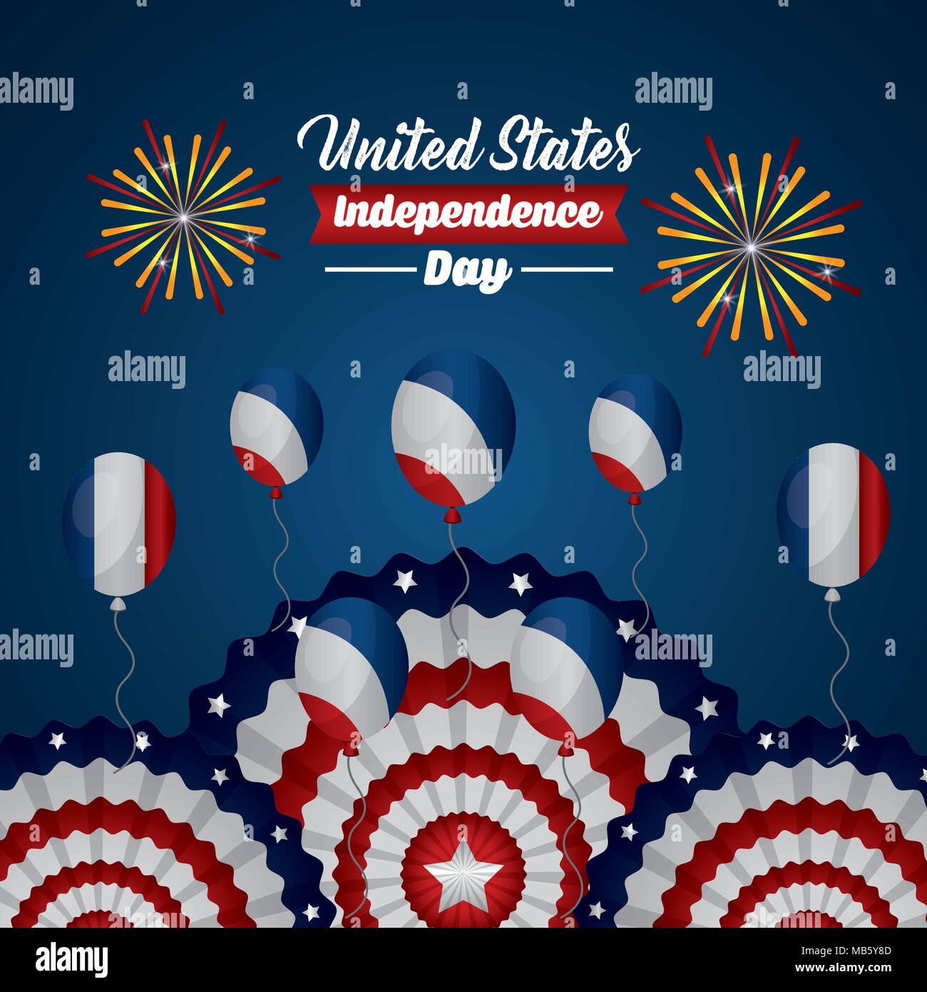 american happy independence day Stock Vector Image & Art - Alamy