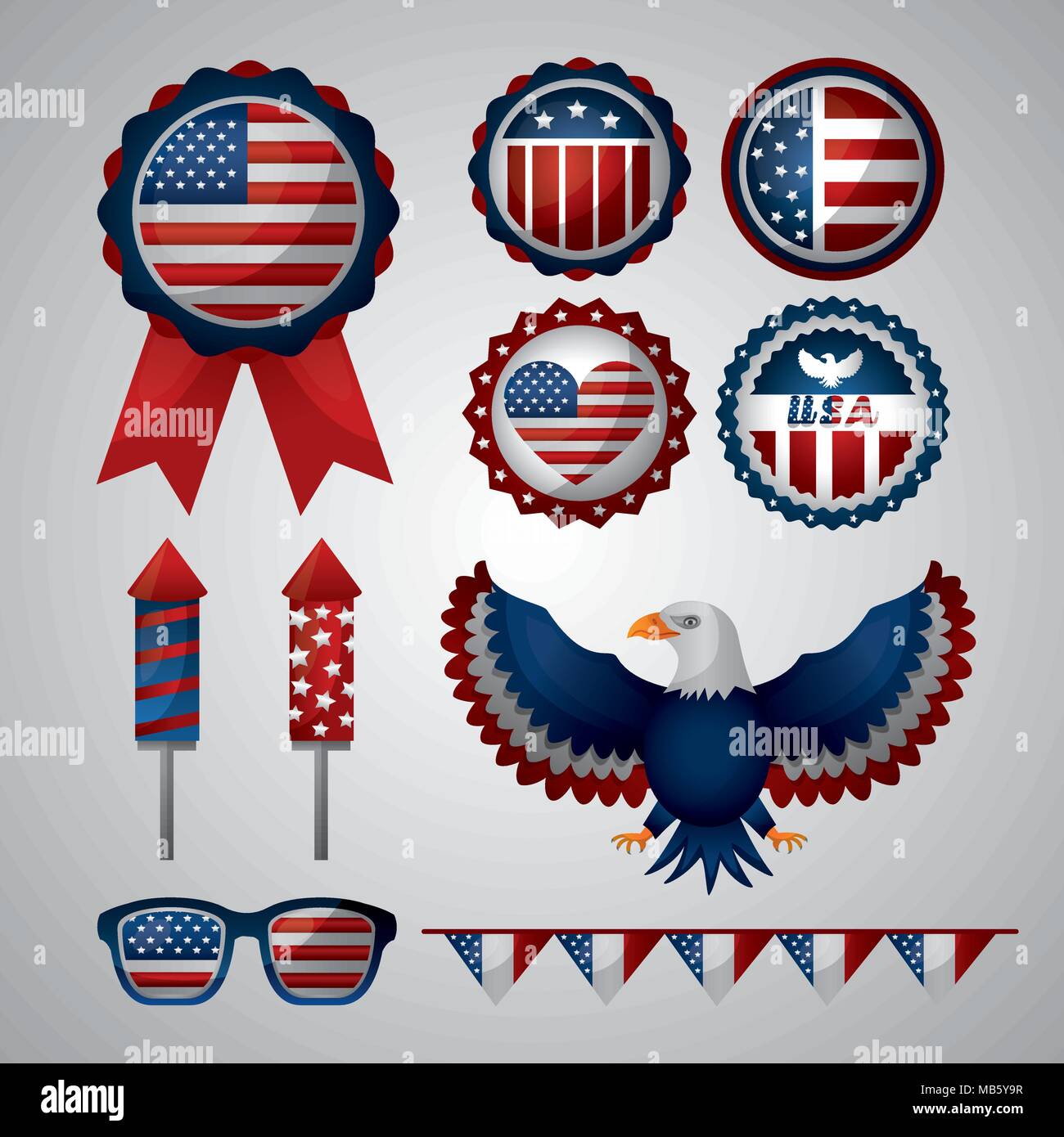 America simbols hi-res stock photography and images - Alamy