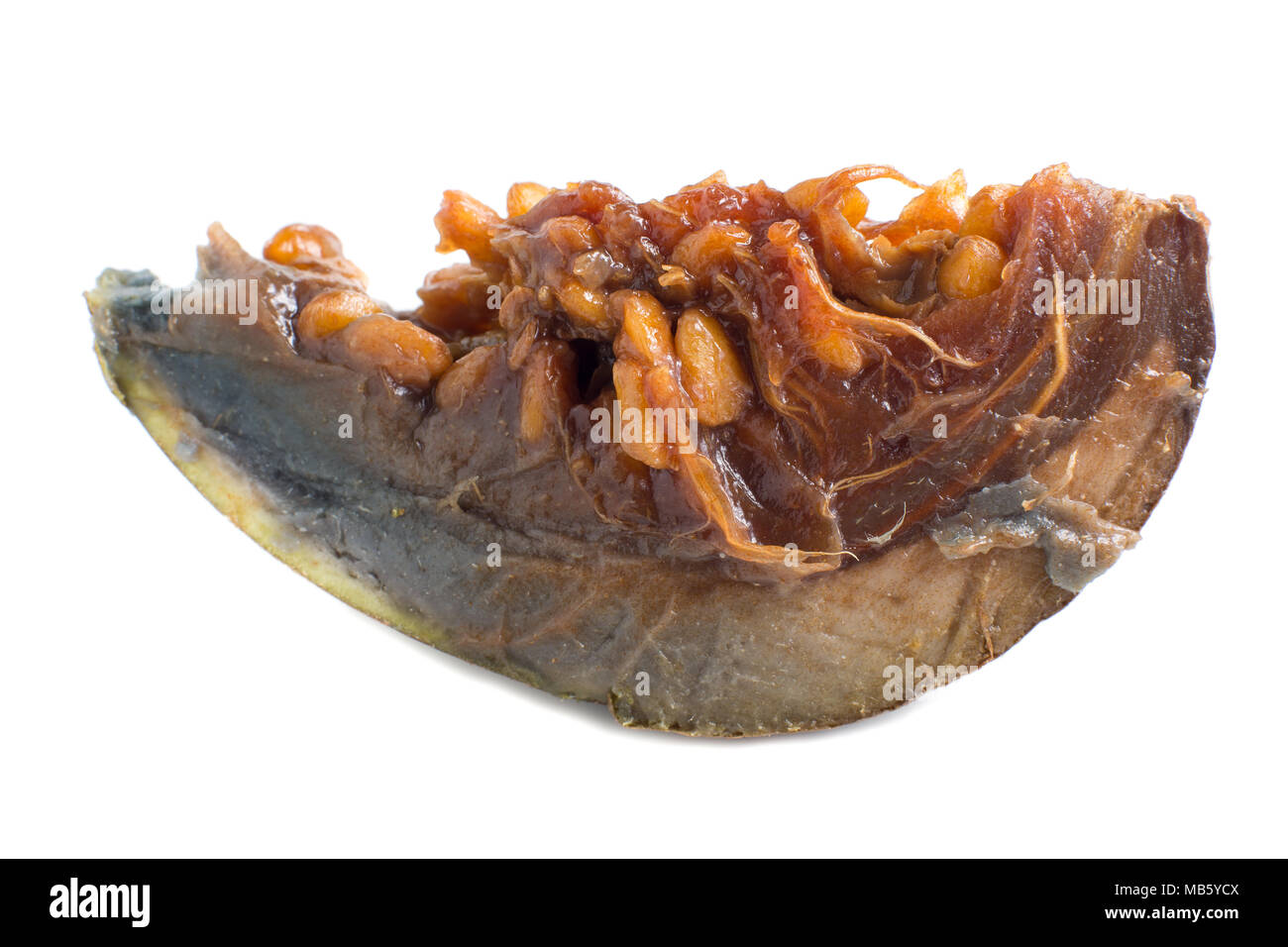 slice of borojo fruit on white background Stock Photo - Alamy