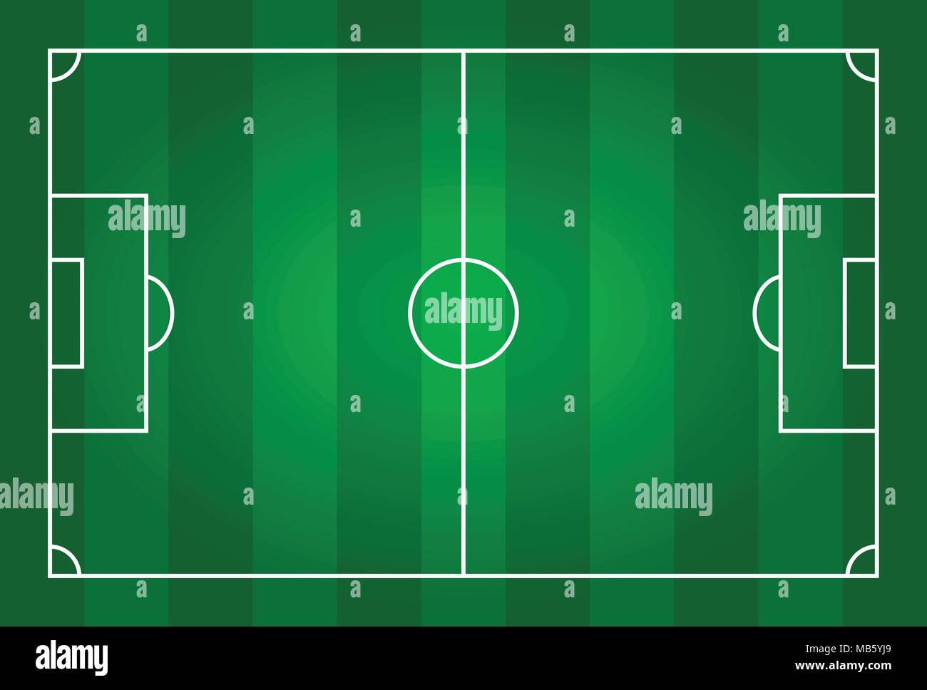 Green color football stadium field . Top view . Vector for ...