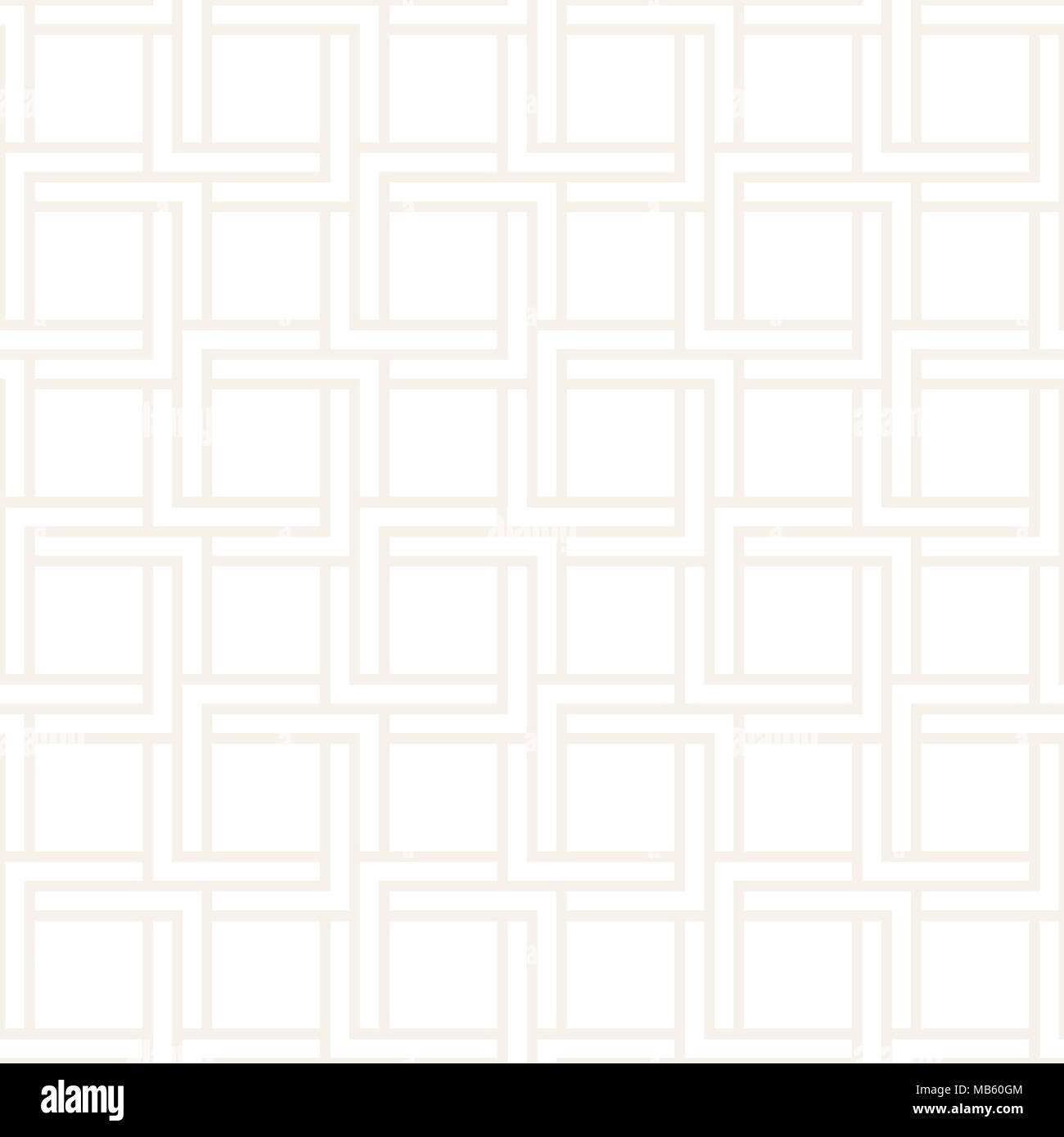 Vector seamless lattice pattern. Modern stylish subtle texture with monochrome trellis ...