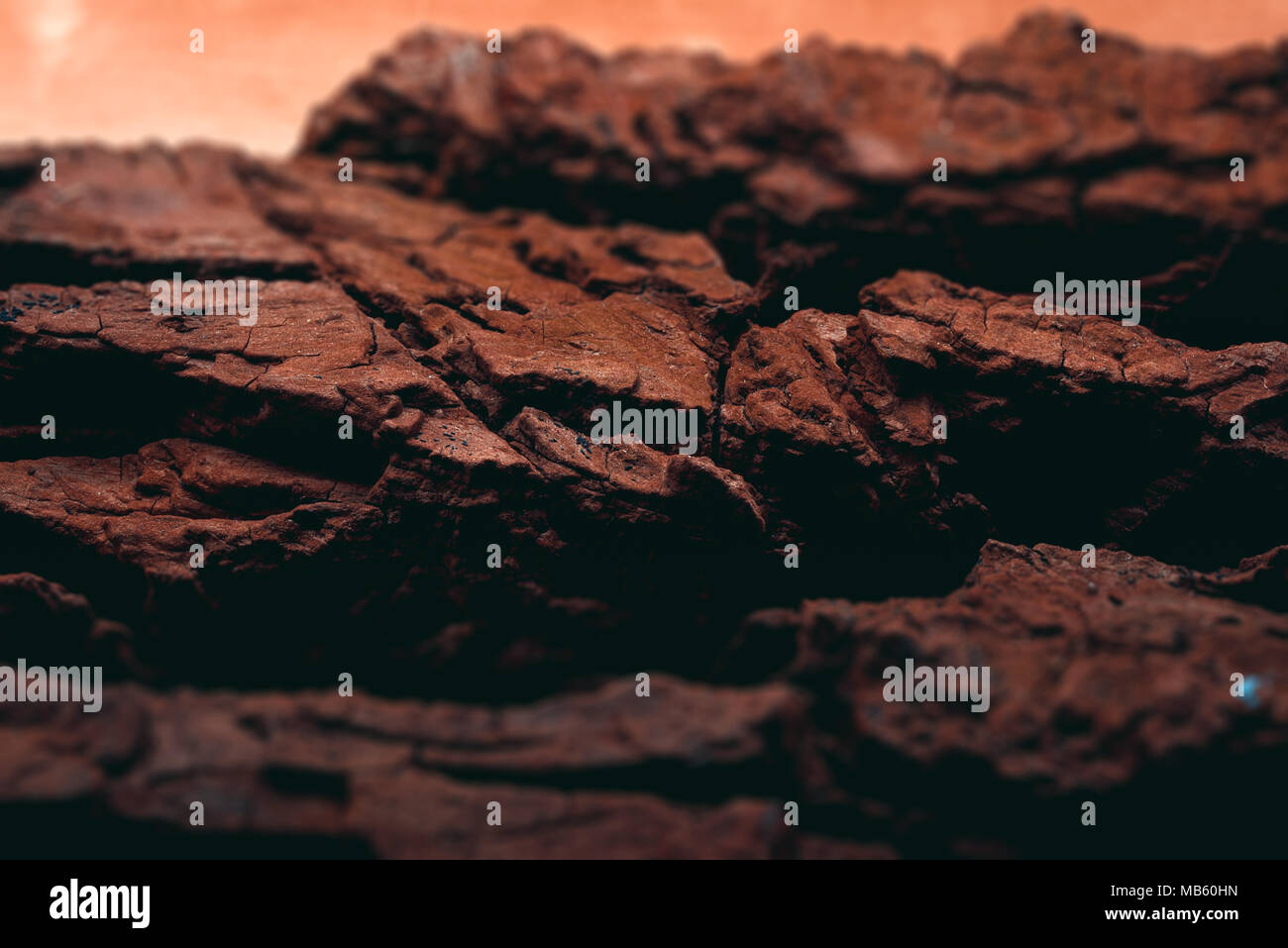 Rocky surface of the planet mars Stock Photo - Alamy