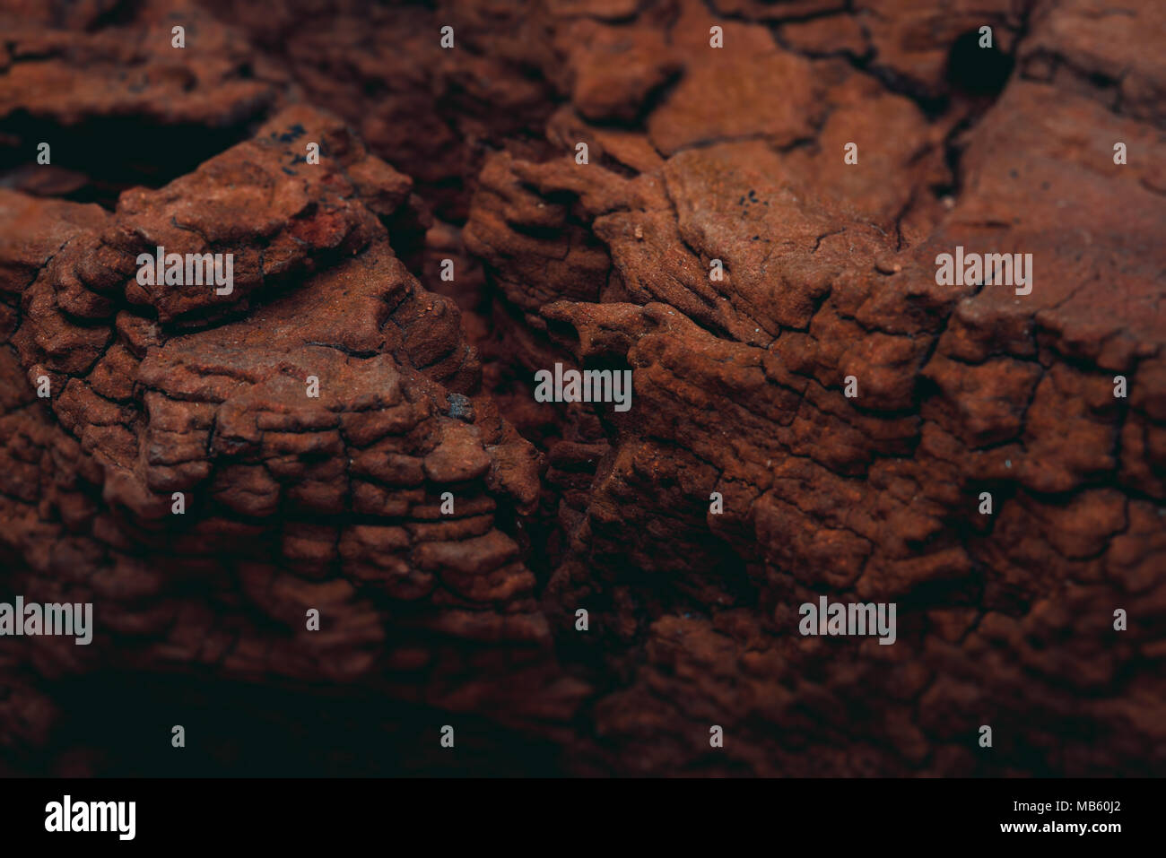 Rocky surface of the planet mars Stock Photo - Alamy