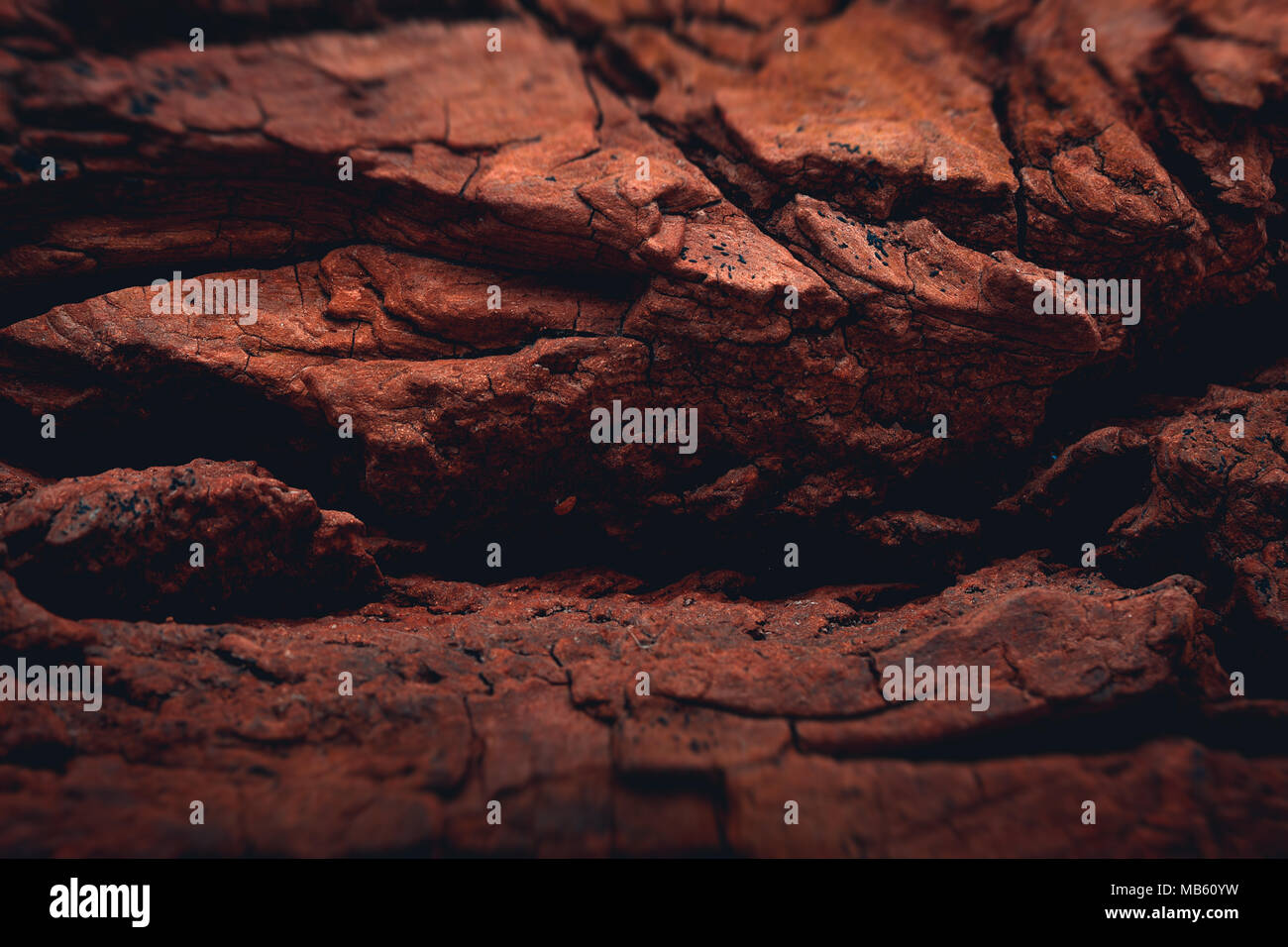 Rocky surface of the planet mars Stock Photo - Alamy