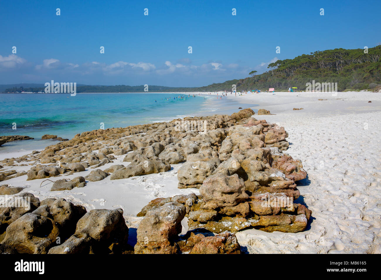 Hyams beach, renowned as the worlds whitest sand beach and part of the ...