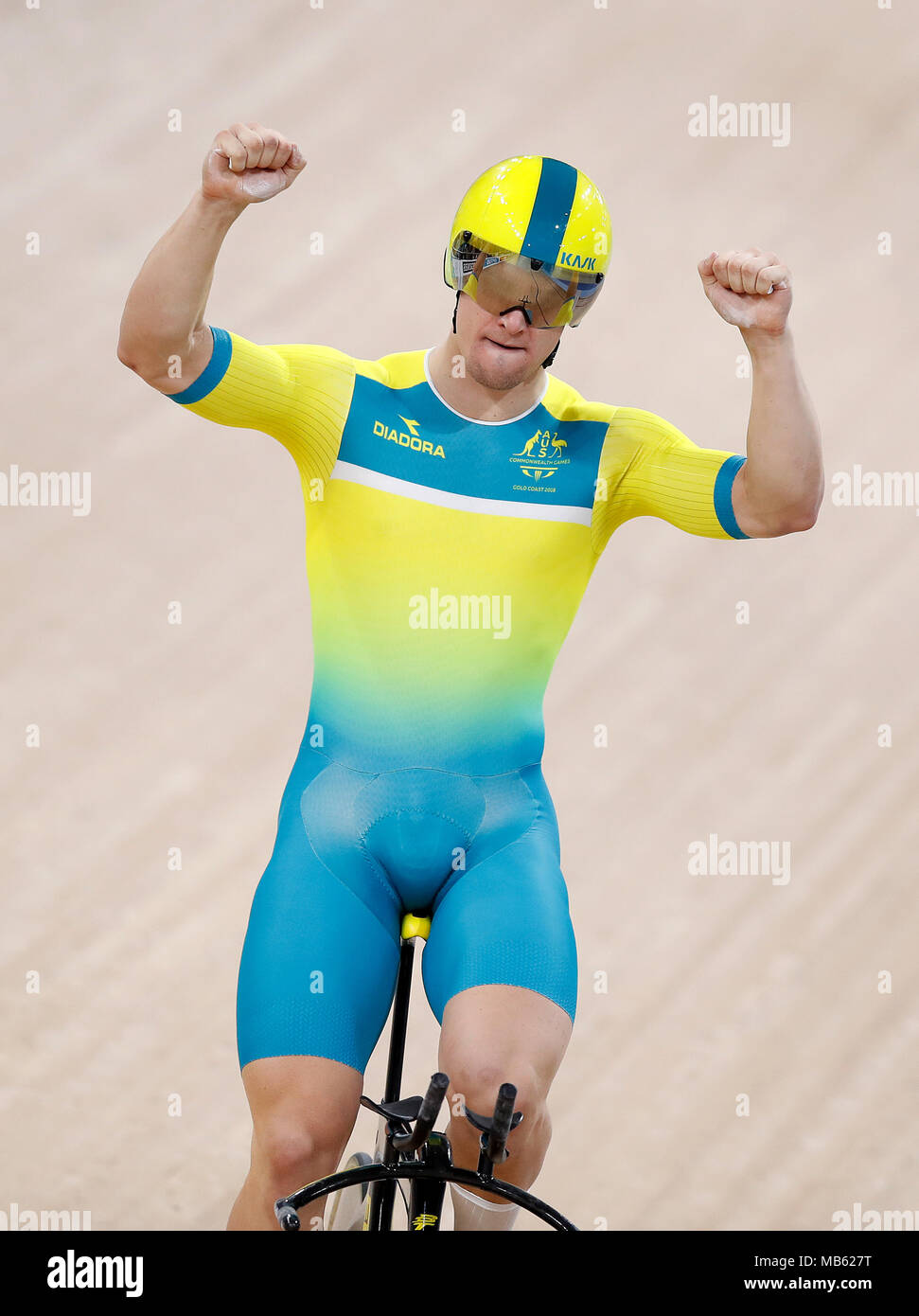 Australia's Matt Glaetzer celebrates victory in the Men's 1000m Time ...