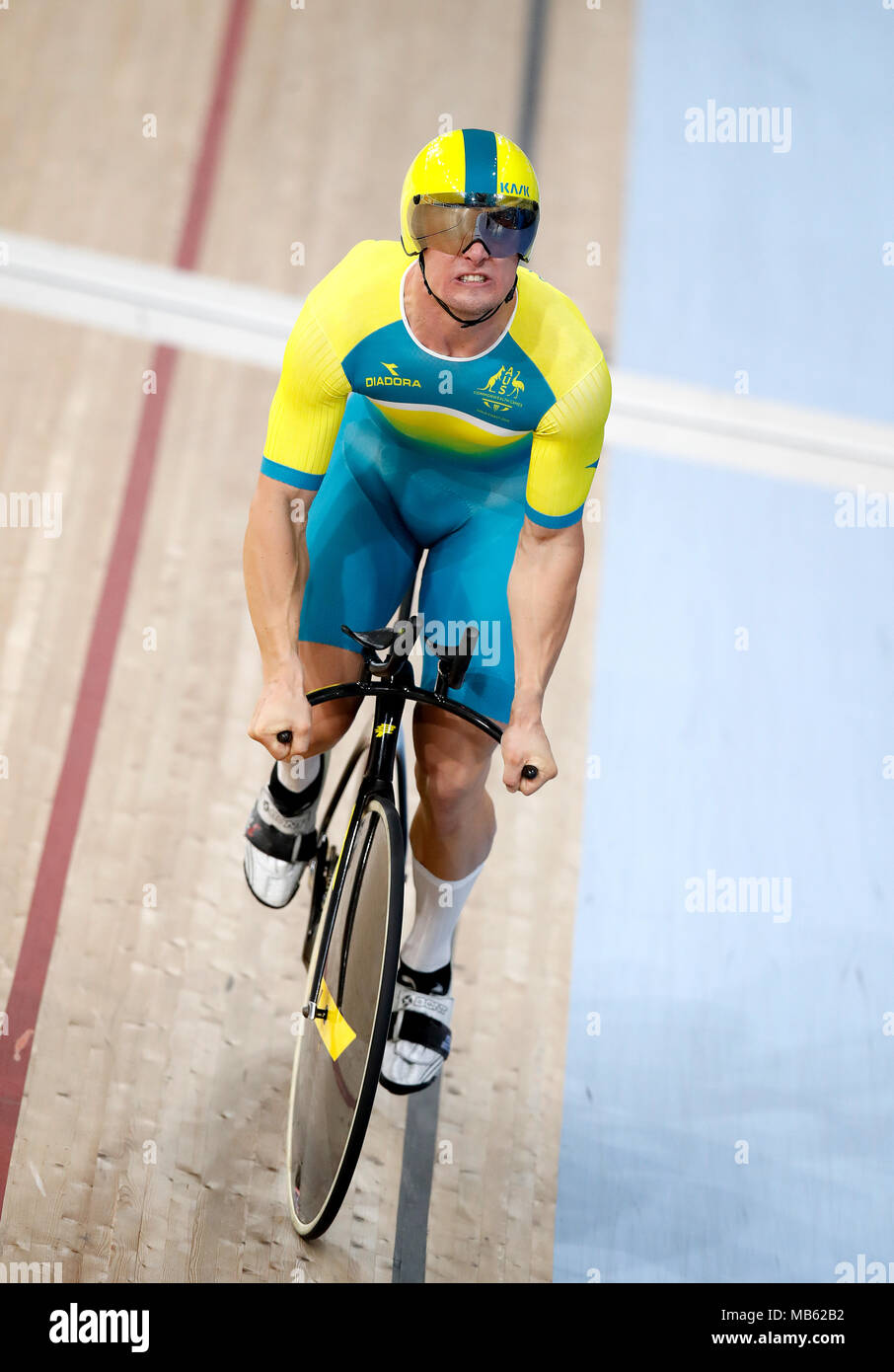 Australia's Matt Glaetzer competes in the Men's 1000m Time Trial Anna ...