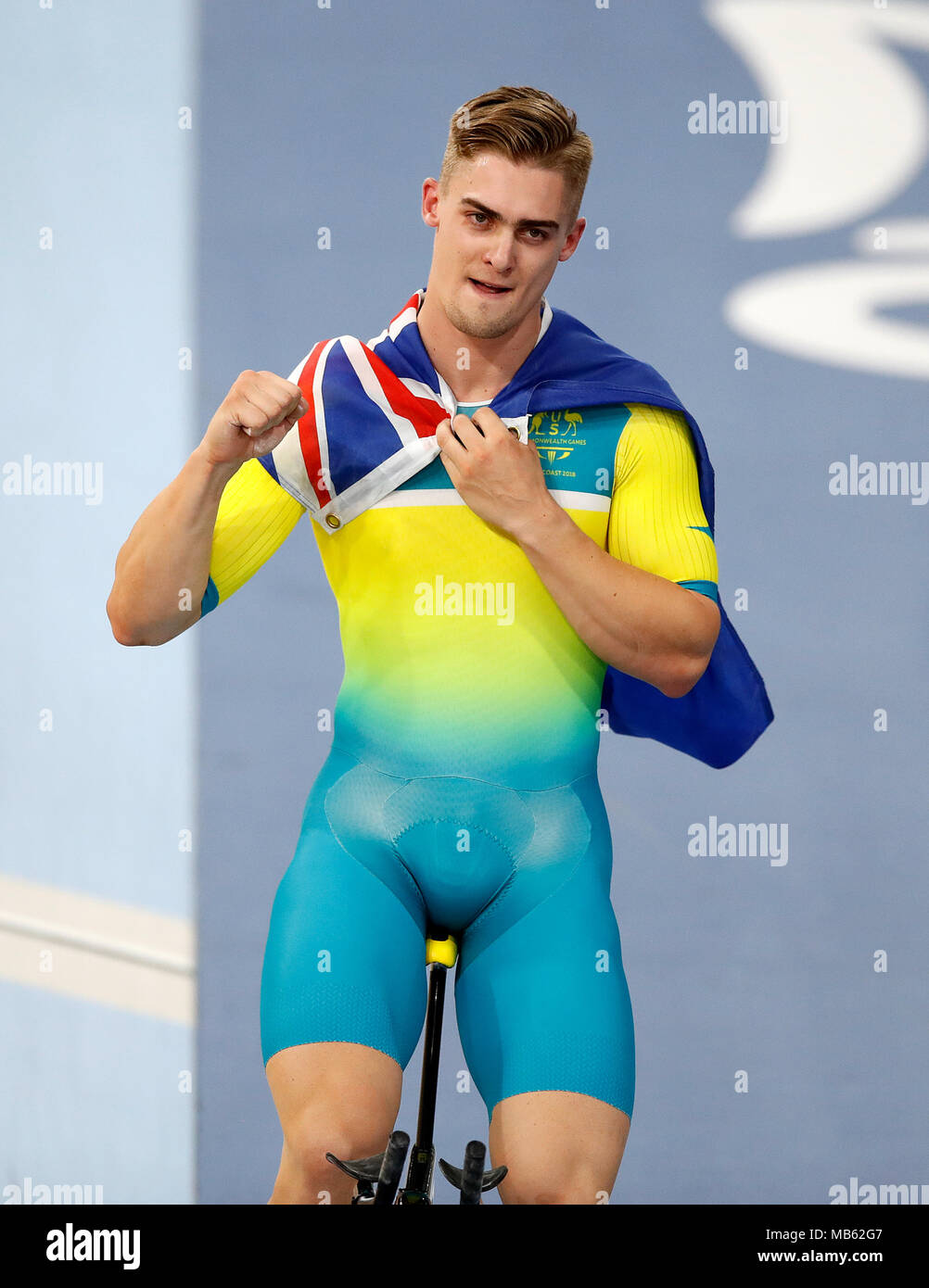 Australia's Matt Glaetzer celebrates victory in the Men's 1000m Time ...