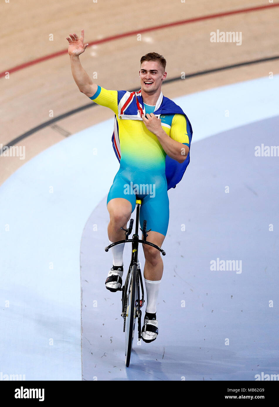 Australia's Matt Glaetzer celebrates victory in the Men's 1000m Time ...