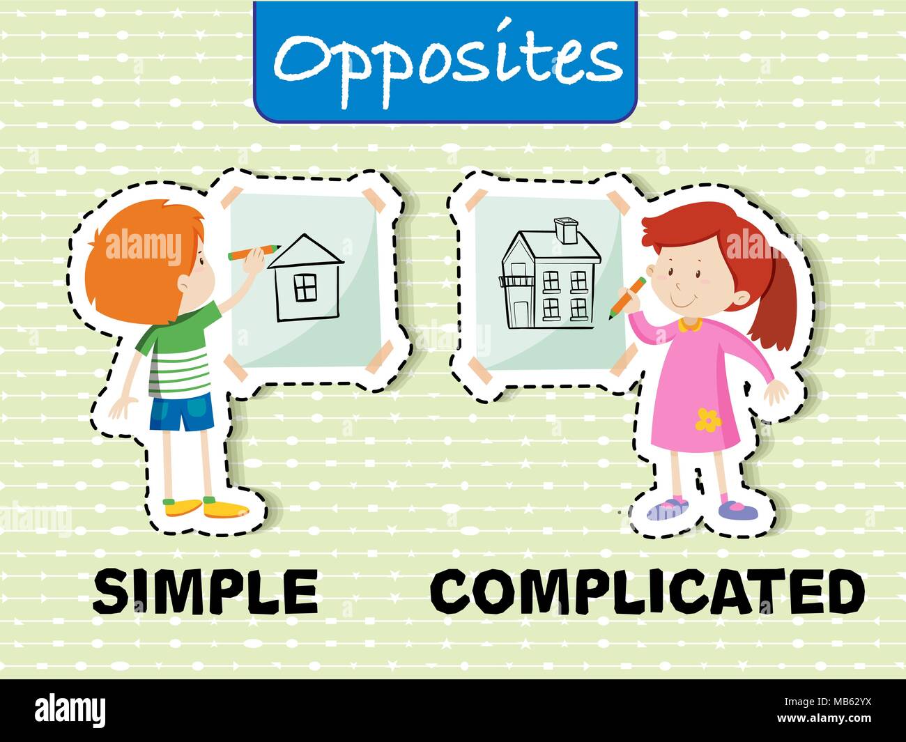 Opposite Word on Green Background illustration Stock Vector Image & Art ... Opposite Word on Green Background illustration Stock Vector Image & Art ...