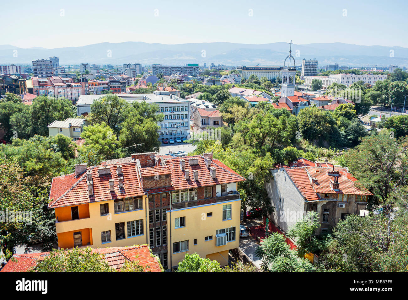 Cityscape houses town hi-res stock photography and images - Alamy