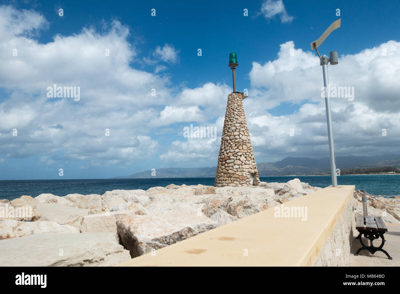 Pissouri harbour on the western side of the Greek part of Cyprus Stock ...