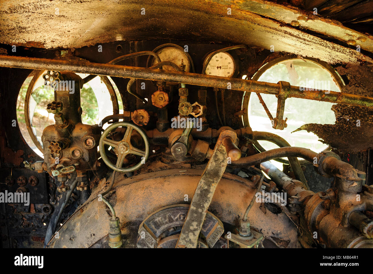 Steam locomotive cab hi-res stock photography and images - Alamy