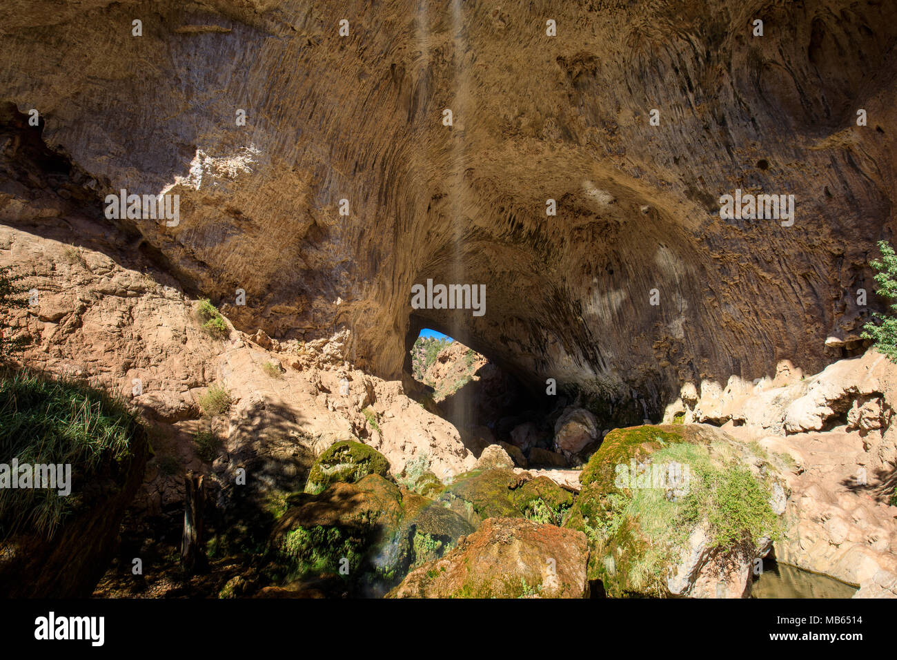Natural Bridge Near Payson Arizona Stock Photo - Alamy