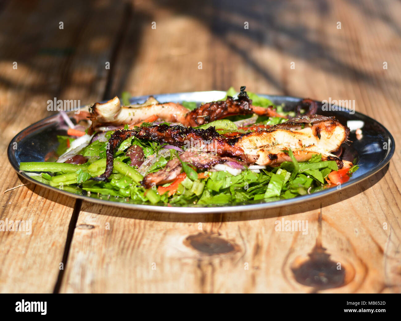 Typical Greek dishes Stock Photo - Alamy