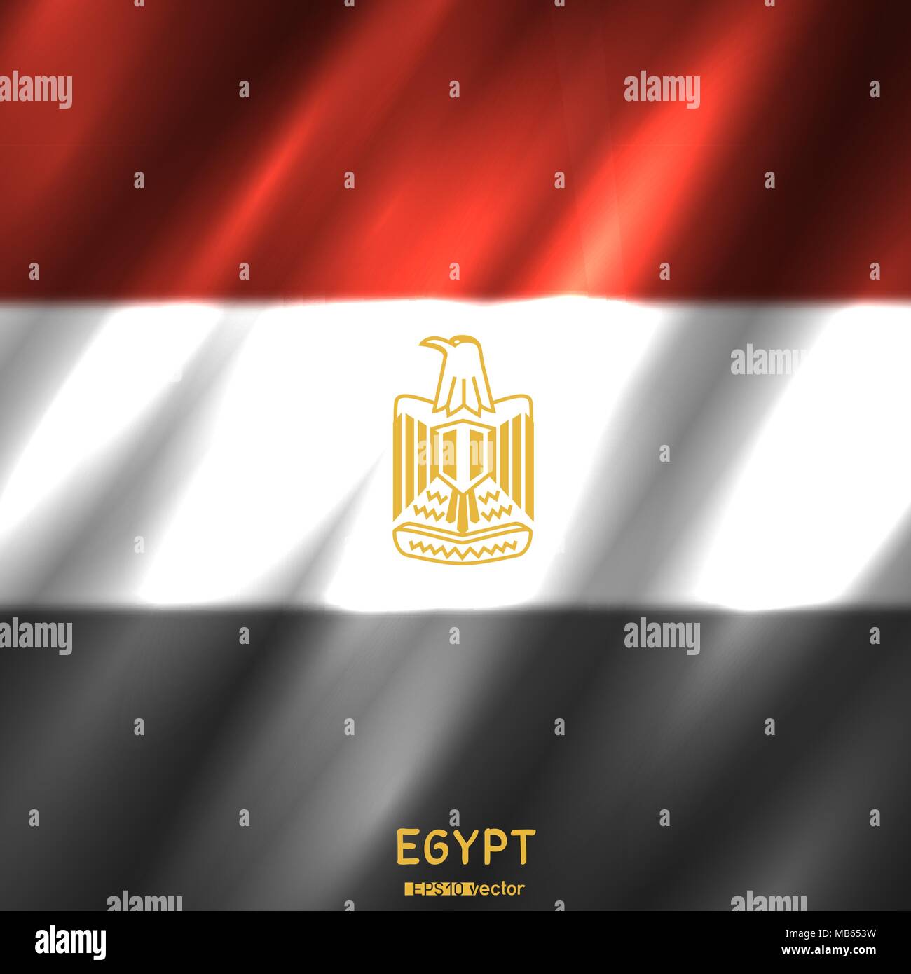 National Egypt flag background. Country Egyptian standard banner ...