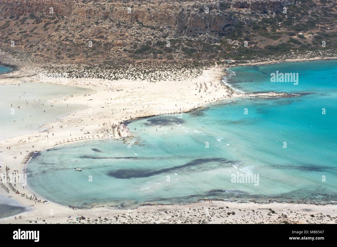 Beautiful view of the Balos lagoon Stock Photo - Alamy