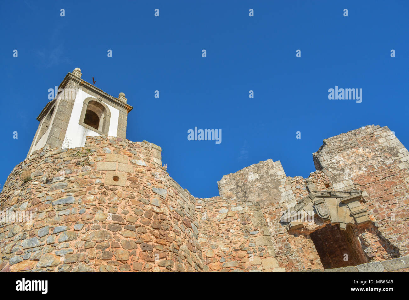 medieval city stone gate and fortress houses on interior of fortress ...