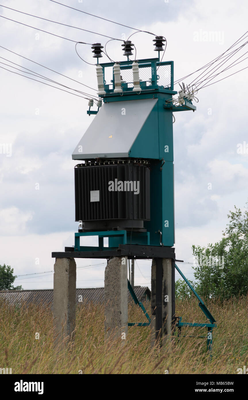 Power transformer substation village hi-res stock photography and ...