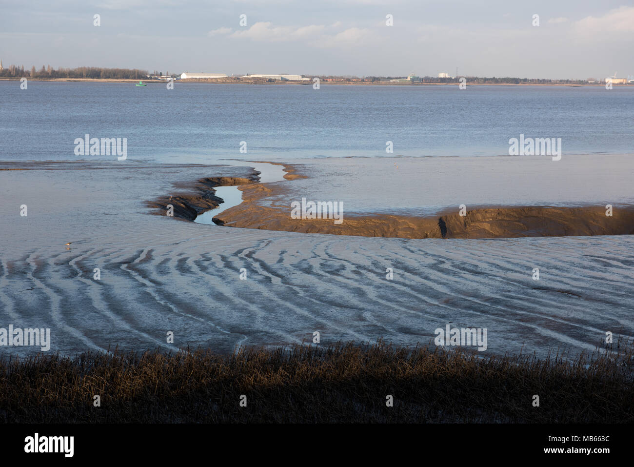 Late evening ocean scene tidal hi-res stock photography and images - Alamy