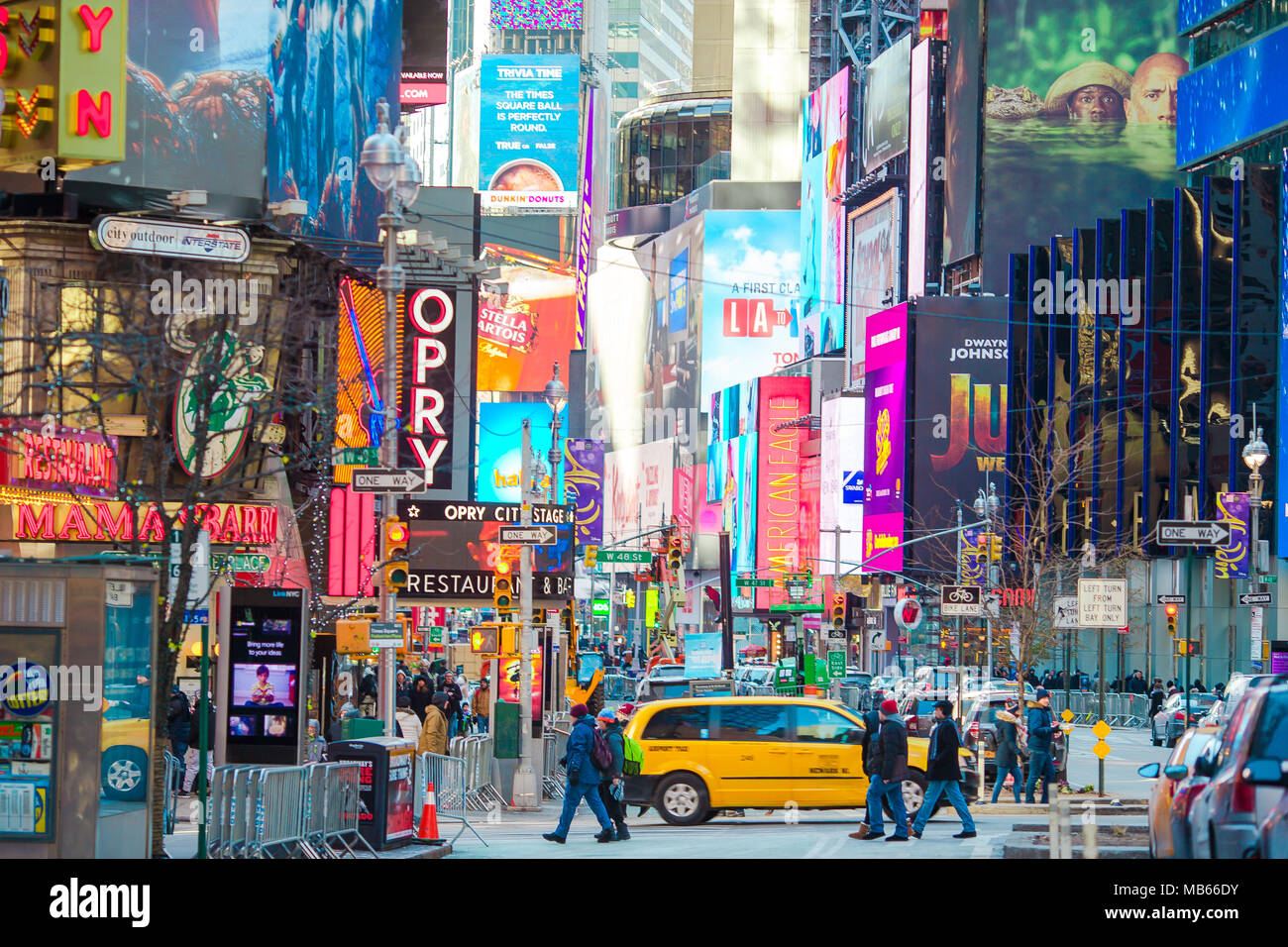 NEW YORK CITY - JAN 01 Times Square in New York City and America ...