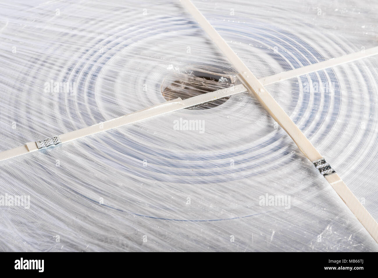 semi-finished raw materials in a roll of plastic Stock Photo - Alamy