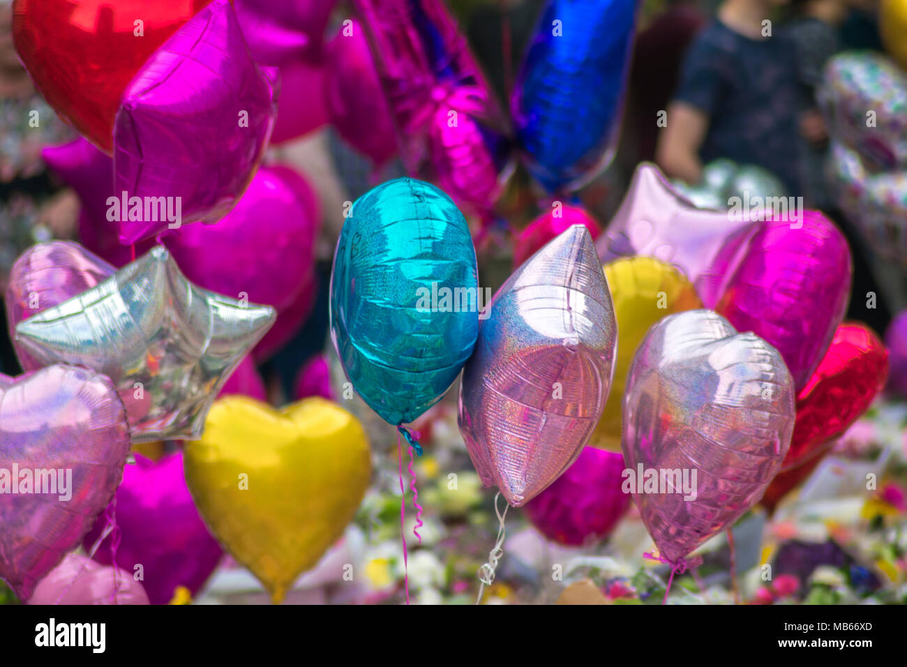 Aftermath of the 22 May 2017 Manchester Arena terrorist attack Stock ...
