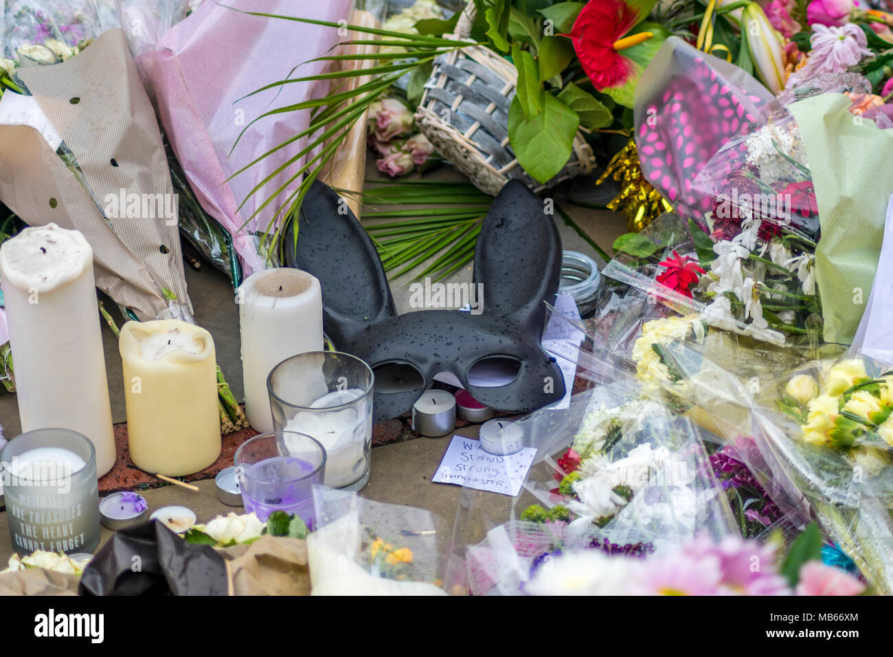 Aftermath of the 22 May 2017 Manchester Arena terrorist attack Stock ...